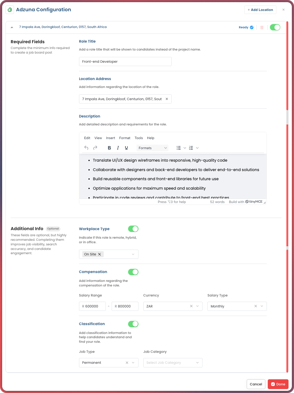 How To Integrate with Adzuna